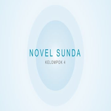 ppt novel basa sunda (kelompok 4) | PPTX