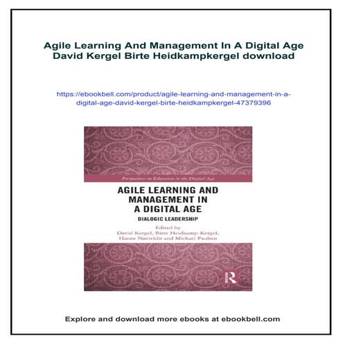 Agile Learning And Management In A Digital Age David Kergel Birte ...
