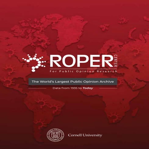 The Roper Center of Public Opinion Research's Archive Overview Booklet ...