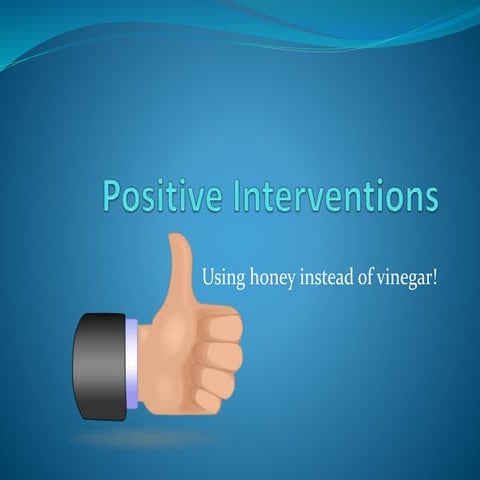 Positive Interventions | PPTX