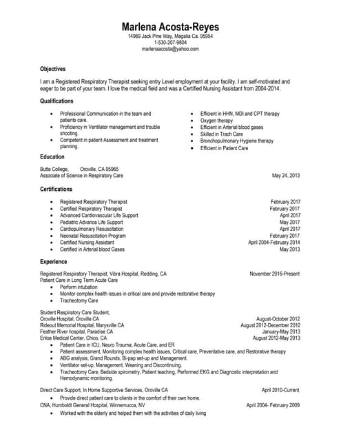 Nursing Resume 2015 | PDF