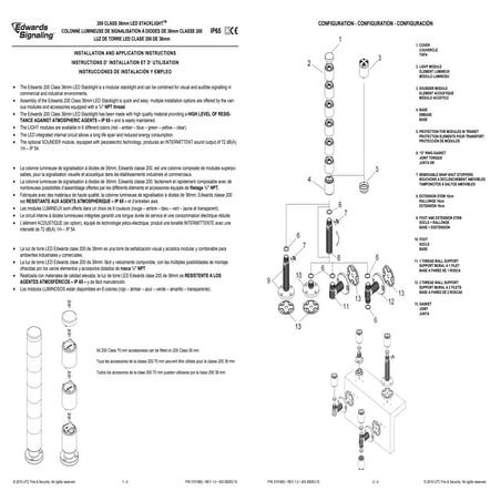 Edwards Signaling 236LEDSG24AD Installation Manual | PDF