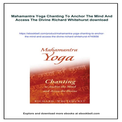 Mahamantra Yoga Chanting To Anchor The Mind And Access The Divine ...