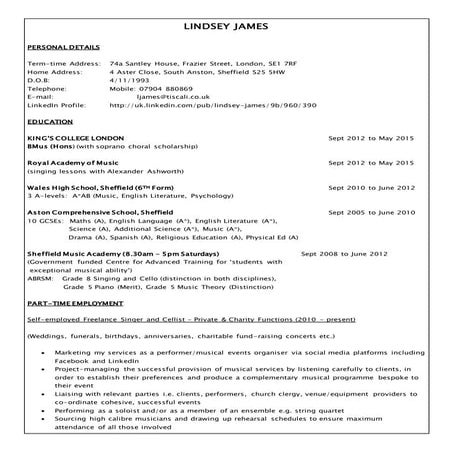 Rhona Coogan CV | PDF