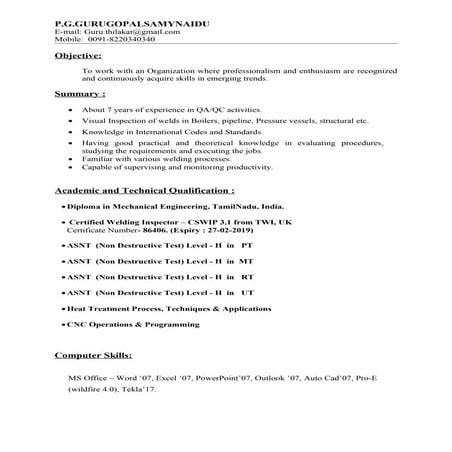 Resume | PDF