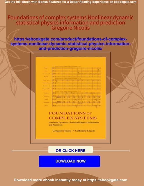 Introduction: Vocabulary of Complex Systems Sciences | PDF