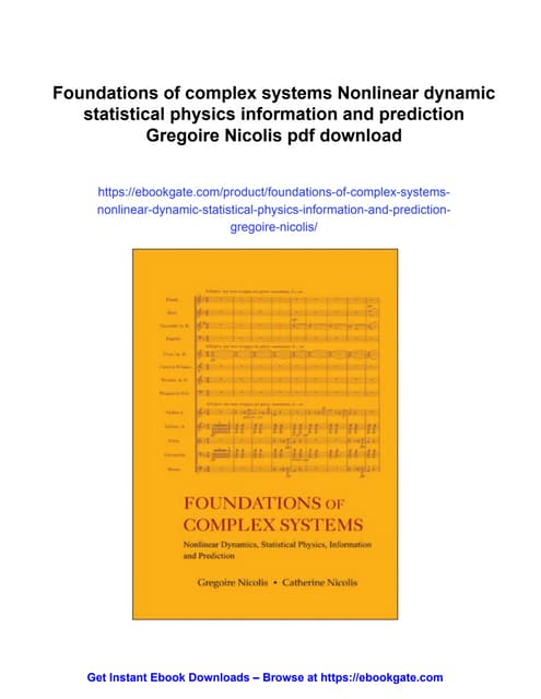 Introduction: Vocabulary of Complex Systems Sciences | PDF