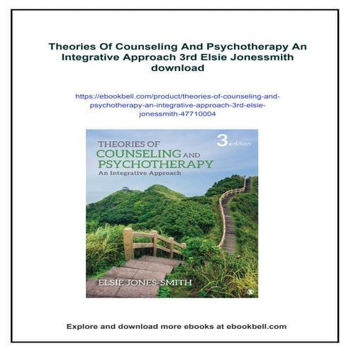 Theories Of Counseling And Psychotherapy An Integrative Approach 3rd ...
