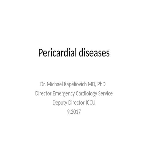 pericardial diseases cardiovascular disease.pptx.ppt