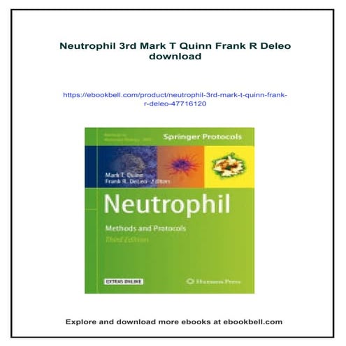 Neutrophil 3rd Mark T Quinn Frank R Deleo | PDF