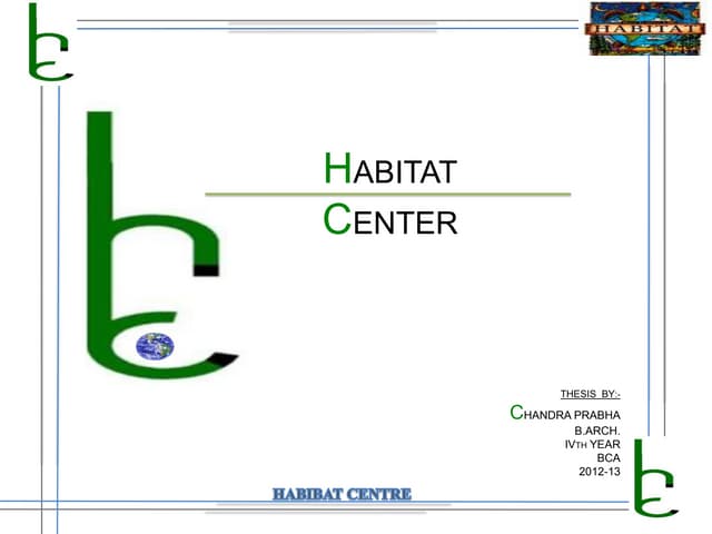 Architecture case study India Habitat Centre, Delhi.pdf