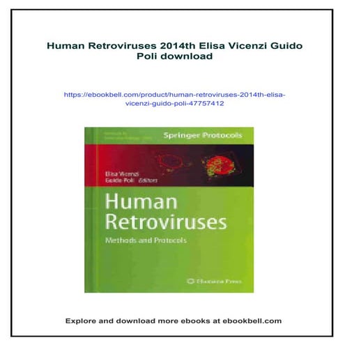 Human Retroviruses 2014th Elisa Vicenzi Guido Poli | PDF