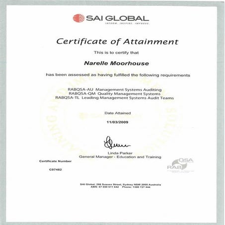 BA Certificate | PDF
