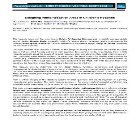 Abstract for PhD conference 2015 | PDF