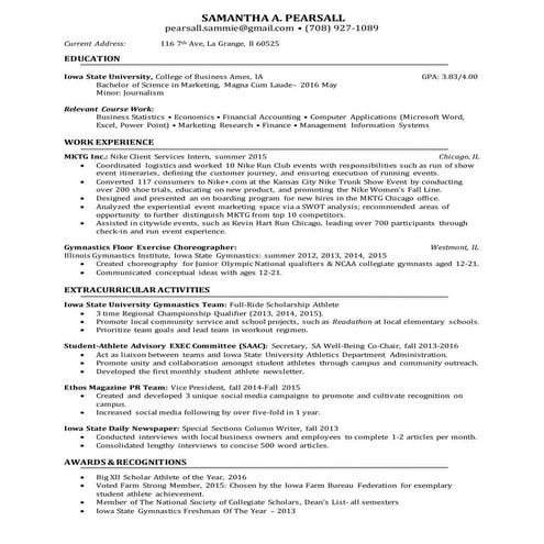 Allen's Resume | PDF