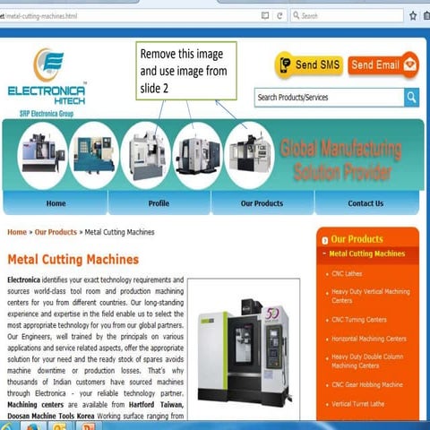 Finance and Loan Services for Industries by Electronica Hi Tech Machines Pvt. Ltd., Pune | PPTX