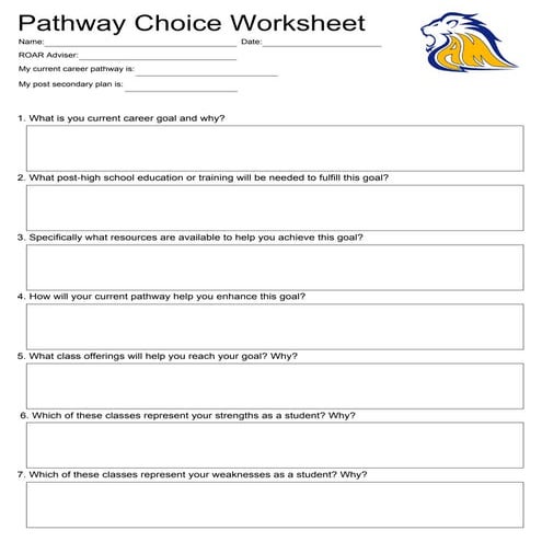 Pathway Choice | PDF | College Planning | College Education