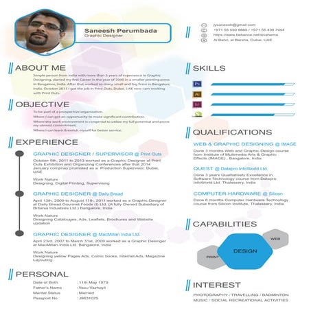 Resume revised 27-04-2016 | PDF