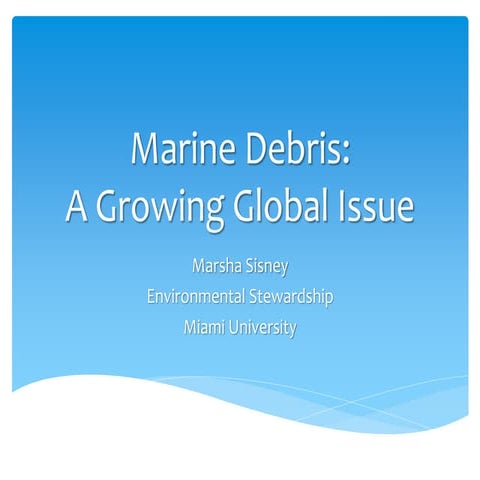 Marine Debris PowerPoint | PPTX