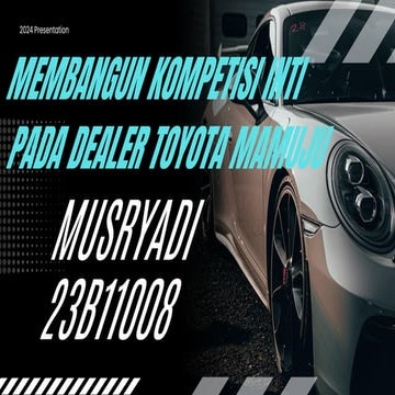 Kompetensi Inti Toyota Kalla Kecamatan Sulawesi Barat | PDF