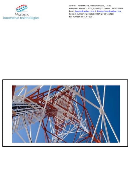 Tobco Multifunction Pole Capability | PDF | Civil Engineering Industry | Industries