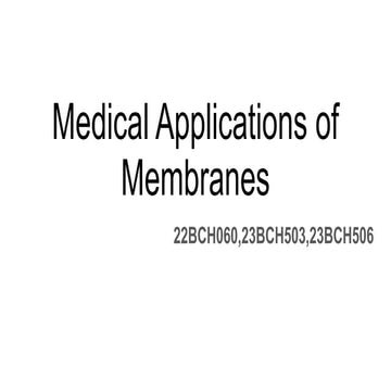 Advanced Biomedical Membranes: Applications in Drug Delivery ...