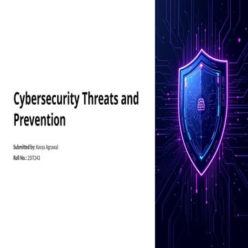 Cybersecurity-Threats-and-Prevention 2025 | PPTX