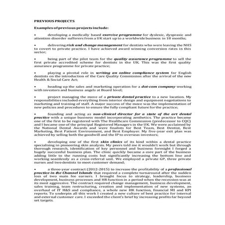 PREVIOUS PROJECTS | DOCX