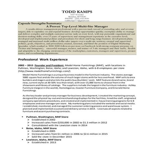 Todd Resume | DOCX