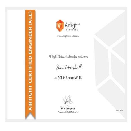 Sam Marshall ACE | PDF