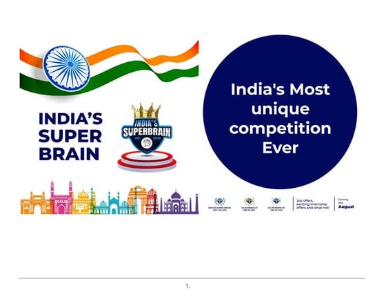 India's Super Brain Competition Roadmap | PPT