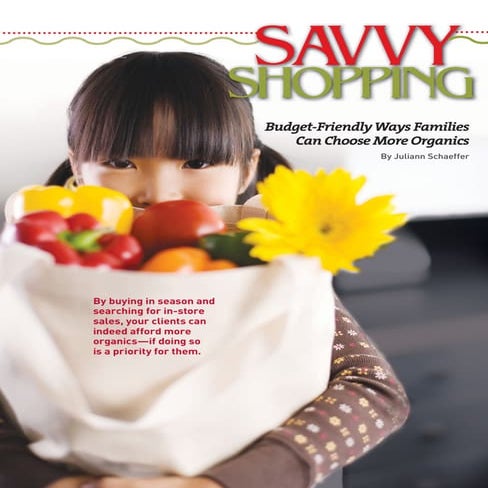 Savvy Shopping | PDF