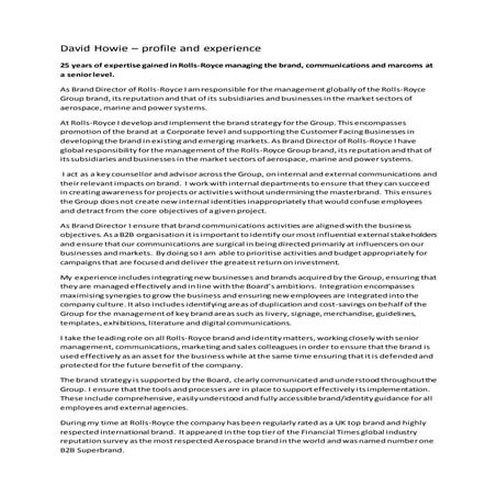 David Howie- RR Profile | DOCX