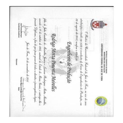 Engineering Certificate | PDF