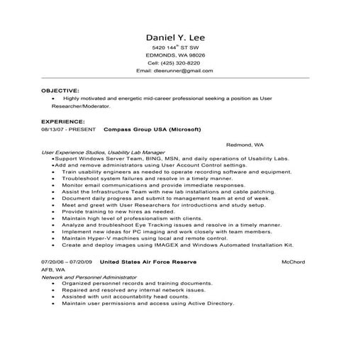 IT Background - Michael Dong | PDF