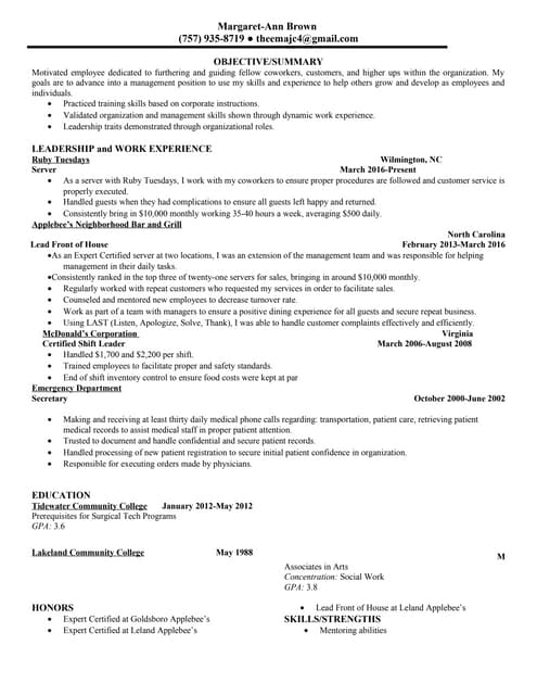 Resume (Newest) | DOCX