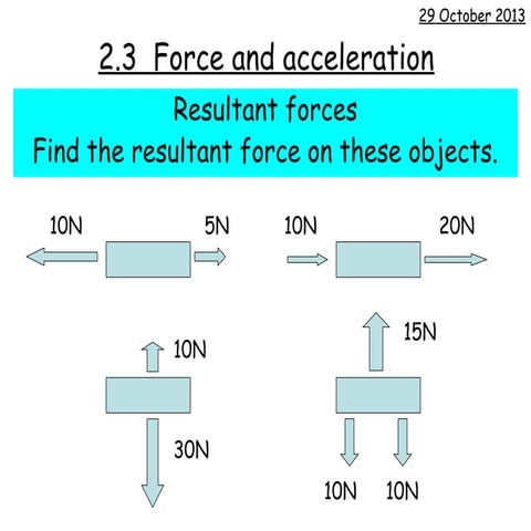2 3 force mass acceleration | PPT