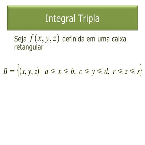 23 integrais triplas | PPS