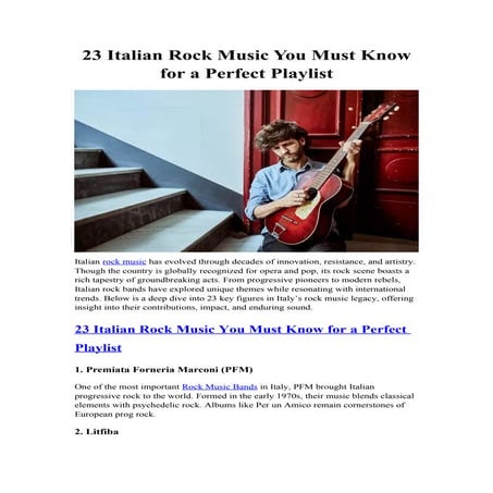 23 Italian Rock Music You Must Know for a Perfect Playlist.docx
