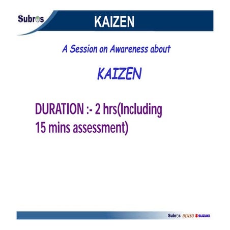 23Kaizen Training (1).pdf for Kaizen related | PPT