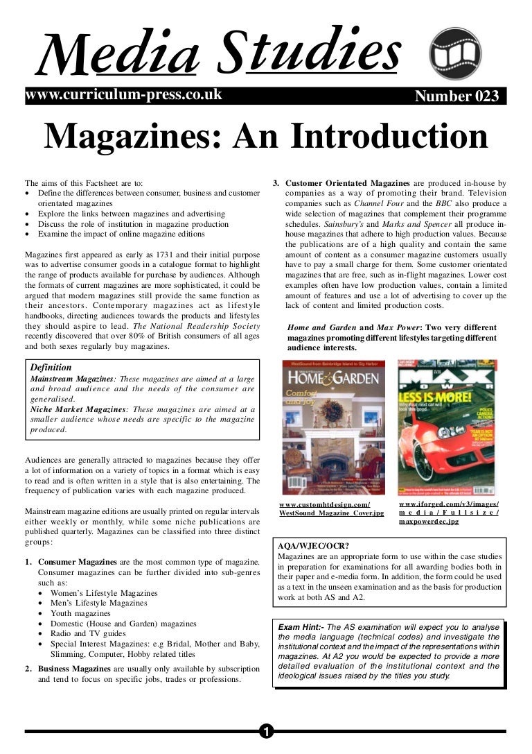 23 magazines intro