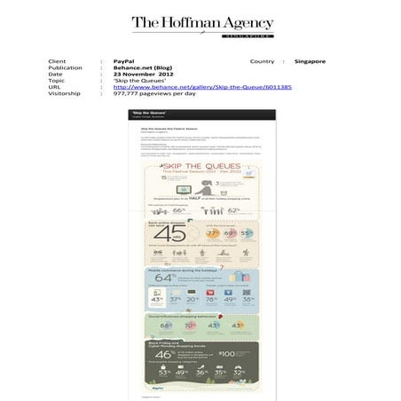 23 nov behance.net (blog) pay_pal skip the queue (infographic) | PDF