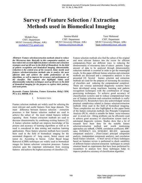 An Effective And Efficient Feature Selection Method For Lung Cancer