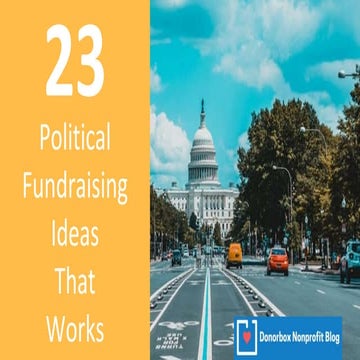 23 Political Fundraising Ideas - Political Fundraising | PPT