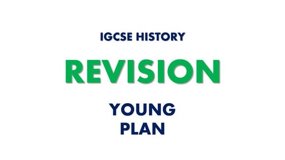 REVISION IGCSE CAMBRIDGE HISTORY: DAWES PLAN 1924 | PPTX