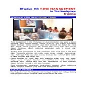 (2022) Silabus Training "Effective HR TIME MANAGEMENT" | PDF