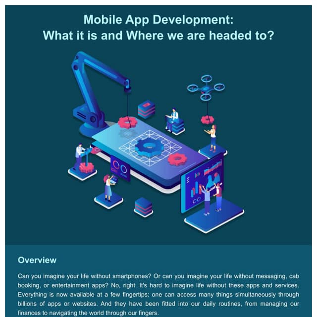 Mobile App Development: What it is and Where we are headed to? | PDF