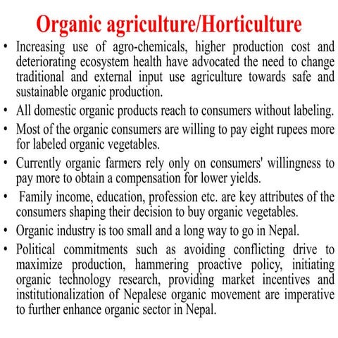 24. Importance and prospects of Organic horticulture in Nepal.pptx ...