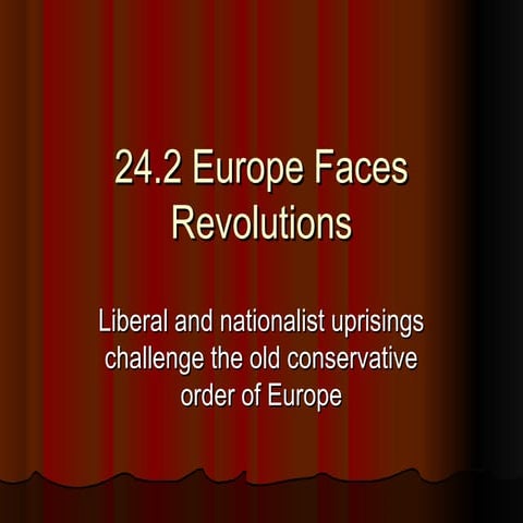 24.2 europe faces revolutions | PPT
