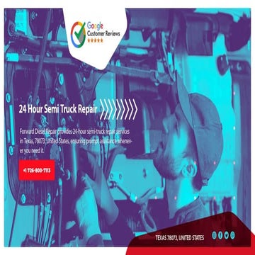 24 Hour Semi Truck Repair - Von Ormy, TX 78073, United States | PPT